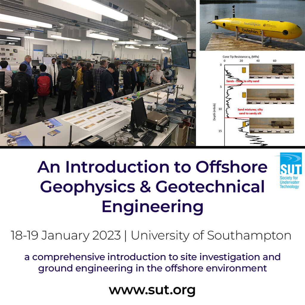 An Introduction to Offshore Geophysics & Geotechnical Engineering | SUT ...